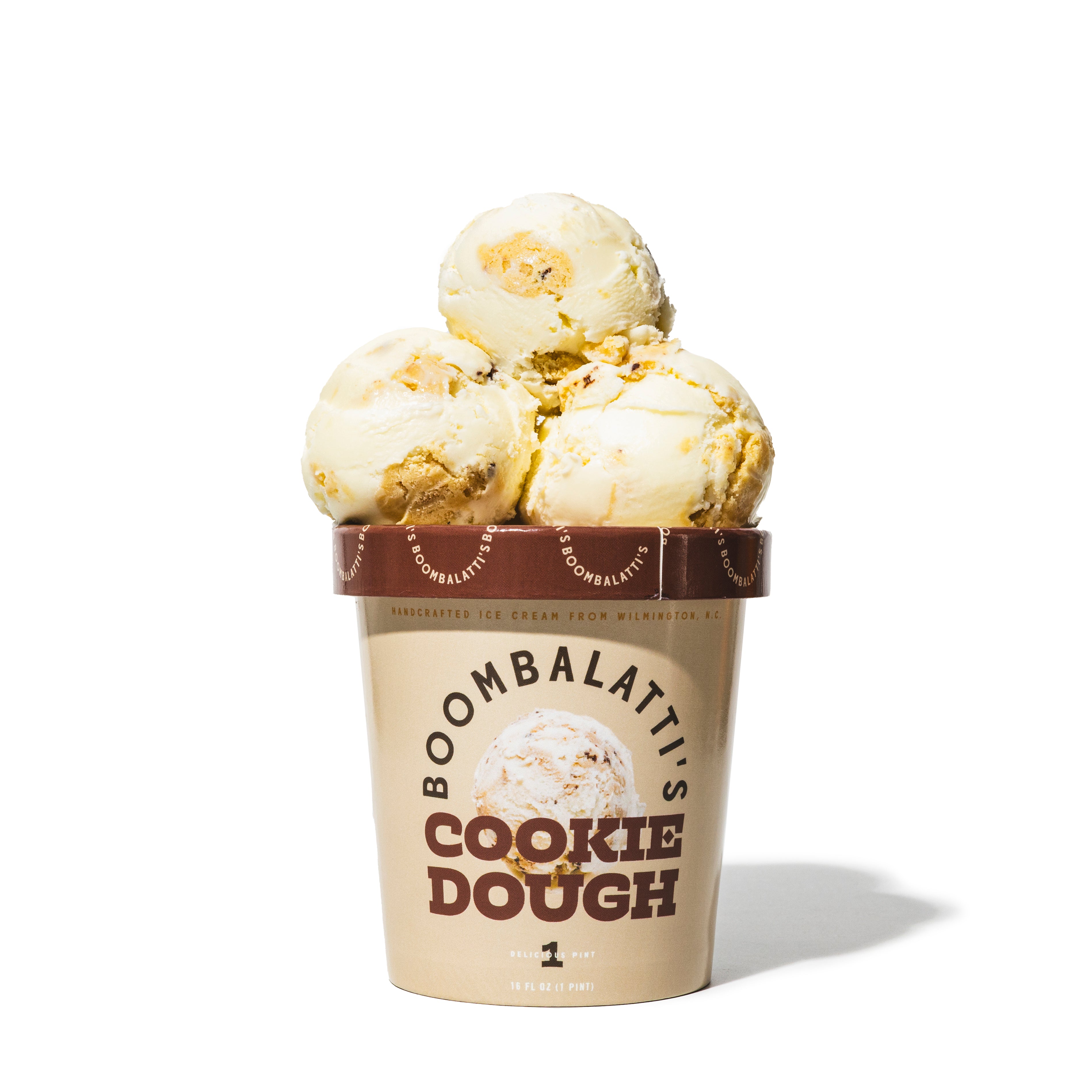 Boombalatti's Cookie Dough Ice Cream | One Delicious Pint – Boombalatti ...