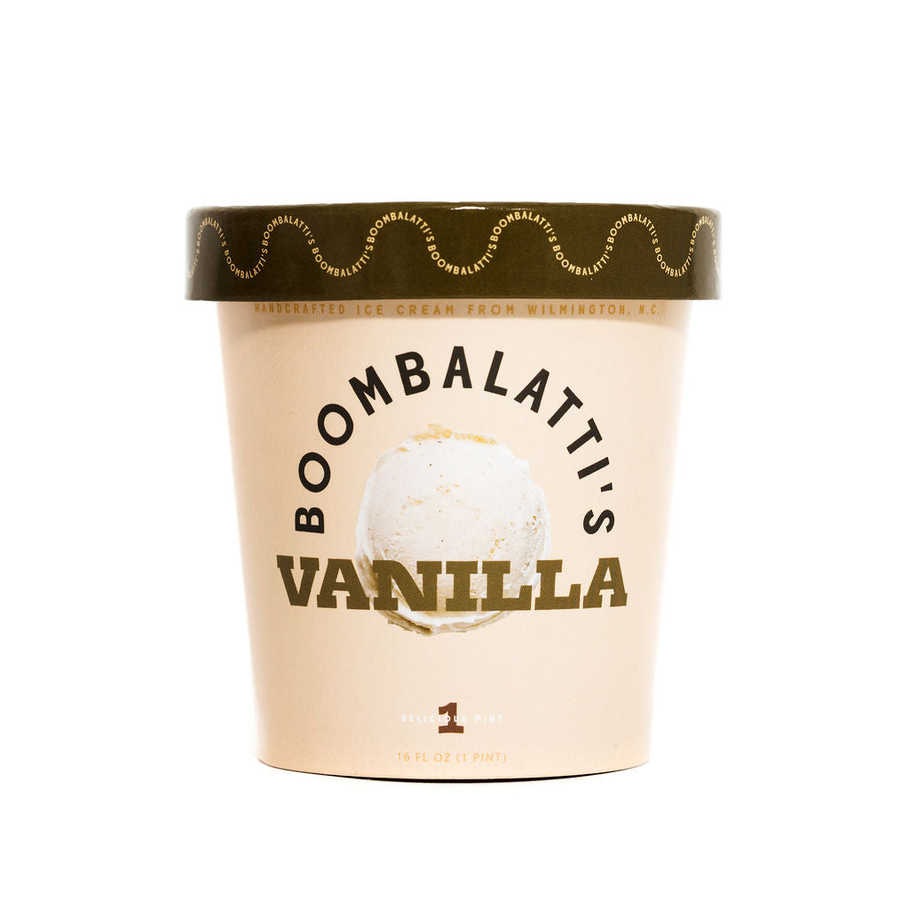 Boombalatti's Vanilla Ice Cream | One Delicious Pint – Boombalatti's ...